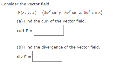 Solved Consider the vector field. | Chegg.com