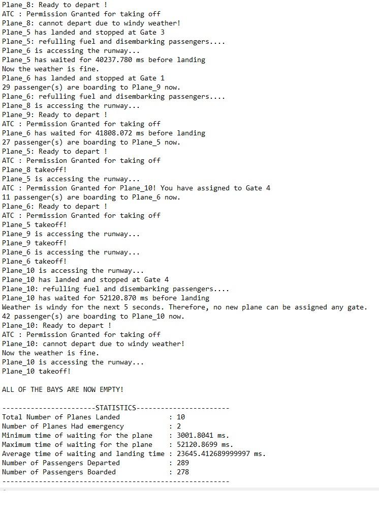 Solved this is the airport stimulation problem which need to | Chegg.com