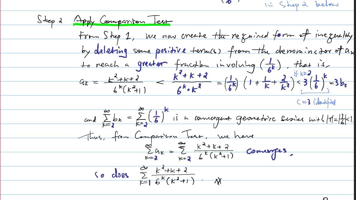 Solved 9–36. Comparison tests Use the Comparison Test or the | Chegg.com