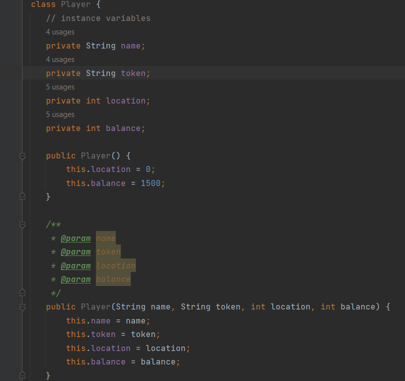 Java Please Help I am trying to create two players | Chegg.com