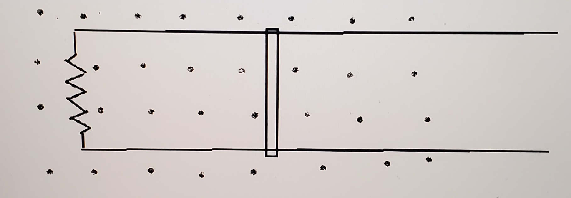 Solved A conducting bar slides along two rails separated by | Chegg.com