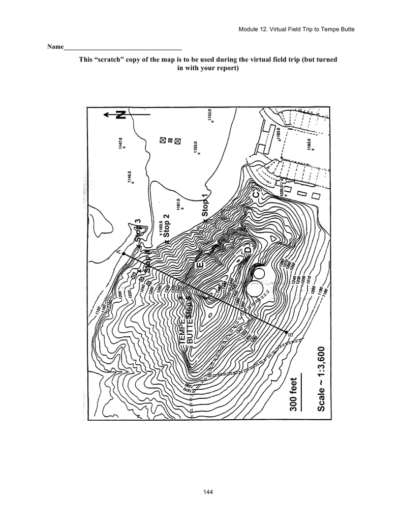 Solved: I Need To Make A Topographic Map, Take Field Notes... | Chegg.com