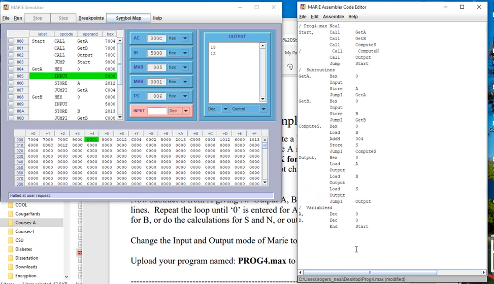 Solved Using The Sample Output Numbers In This Code I Dont 