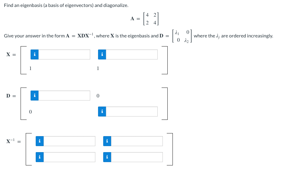 Solved Find an eigenbasis (a basis of eigenvectors) and | Chegg.com