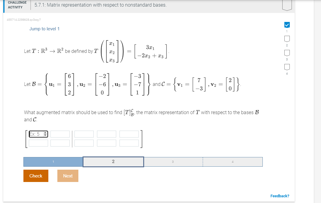 Solved Jump to level 1 Let T:R3→R2 be defined by | Chegg.com