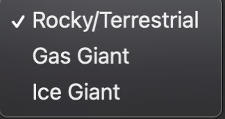 QR ⼇ㅡ를 므ㅁㅡㅡㅁ∨ Rocky/Terrestrial Gas Giant Ice Giant | Chegg.com