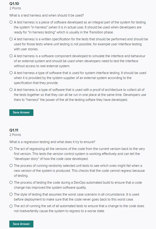 Solved Q1.2 2 Points Identify two disadvantages of using the | Chegg.com
