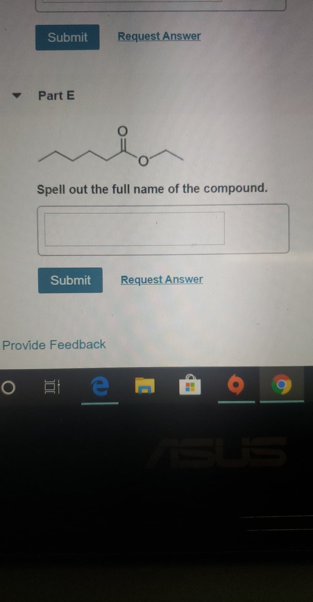 Solved Part A CH: O CH3-CH2-CH-CH2-C-OH Spell out the full | Chegg.com