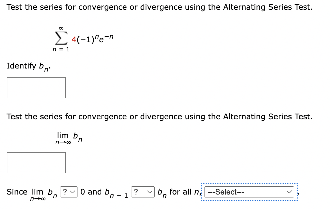 Solved Test the series for convergence or divergence using | Chegg.com
