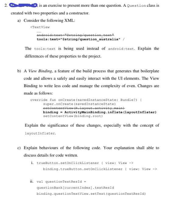 Solved is an exercise to present more than one question. A | Chegg.com