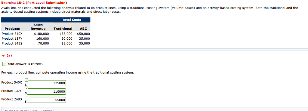 Solved Exercise 18-2 (Part Level Submission) Ayala Inc. has | Chegg.com