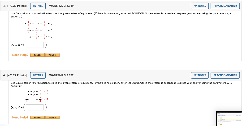 Solved 3. [-70.22 Points) DETAILS WANEFM7 3.2.019. MY NOTES | Chegg.com
