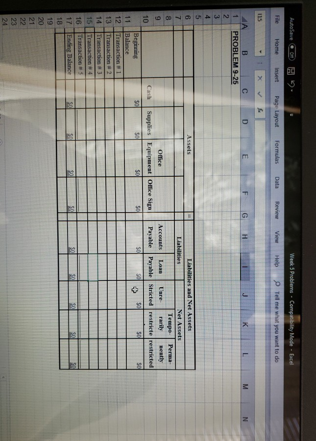 Solved 9- 25. Because CASH is a new organization, the | Chegg.com