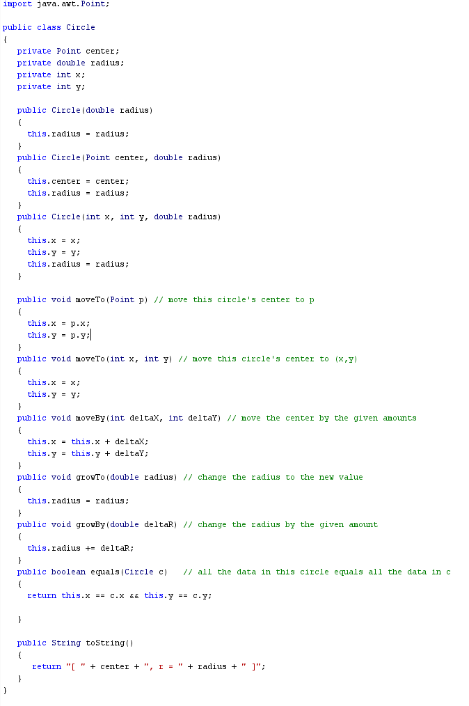 Solved The Classes in this problem do not change, but the | Chegg.com