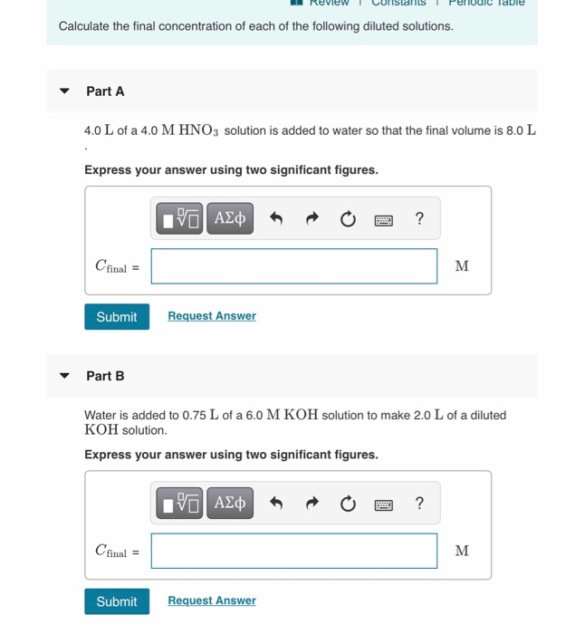 Solved Calculate The Final Concentration Of Each Of The Chegg solved-calculate-the-final-concentration-of-each-of-the-chegg