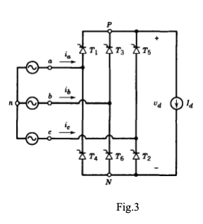 Solved A three-phase full bridge converter shown in Fig.3 is | Chegg.com