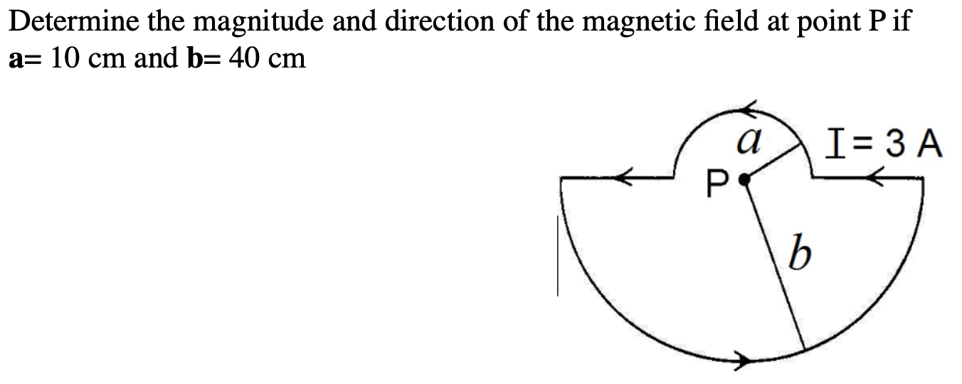 Solved Determine the magnitude and direction of the magnetic | Chegg.com