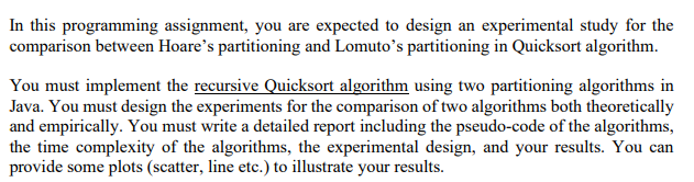 Solved In this programming assignment, you are expected to | Chegg.com
