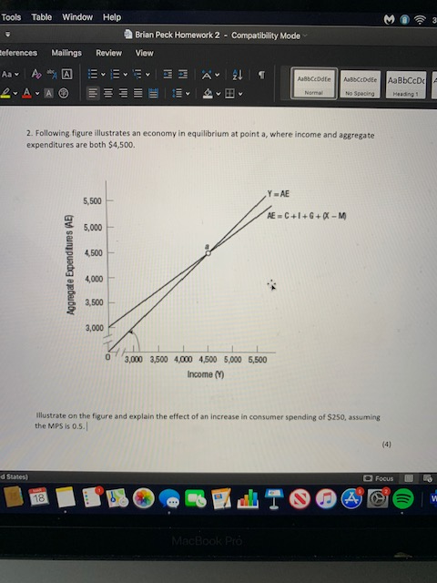 Solved Tools Table Window Help Brian Peck Homework 2 - | Chegg.com