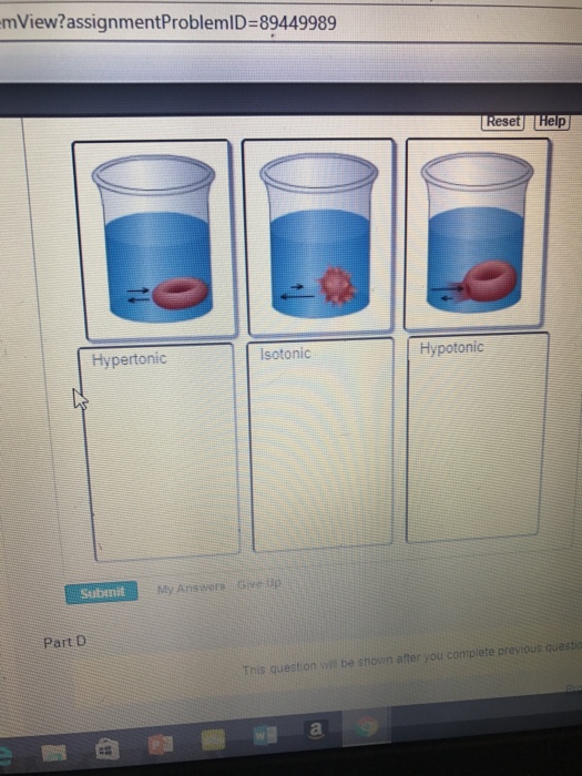 Solved mView?assignmentProblemID-89449989 Hypertonic | Chegg.com