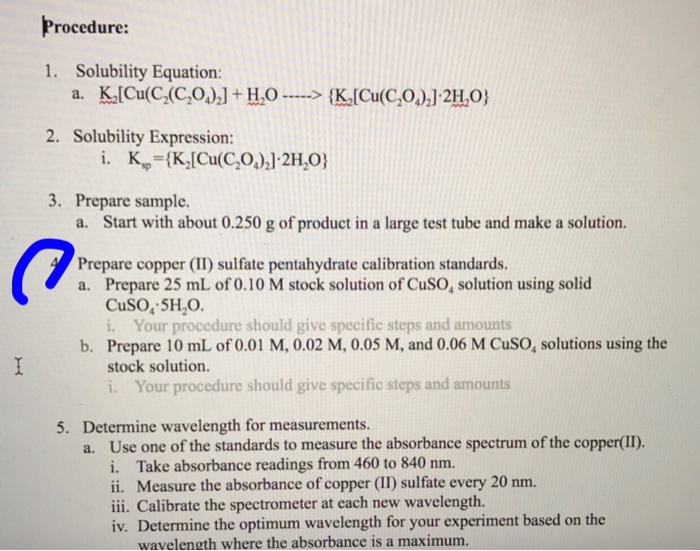 Solved Solubility Equation: a. K_2[Cu(C_2(C_2O_4)_2] + H_2O | Chegg.com