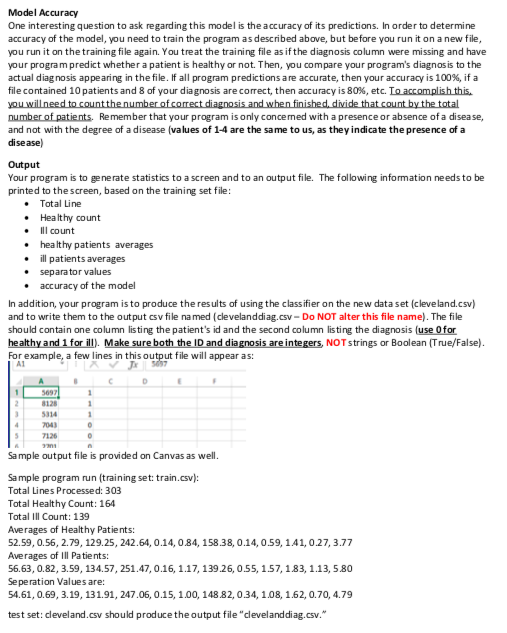 Problem statement For this program, you are to | Chegg.com
