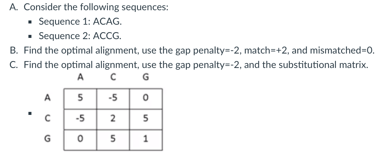 Solved A. Consider the following sequences: Sequence 1: | Chegg.com