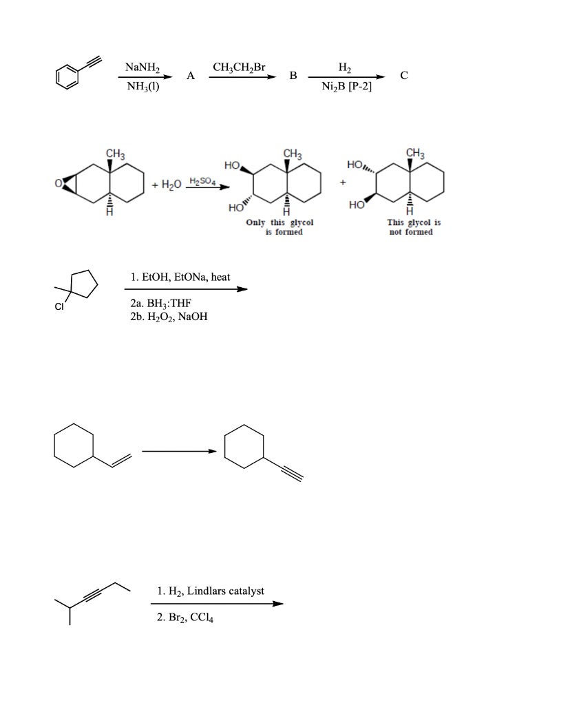 Solved Styrene 1-Chloro-3-methyl-2-buteneNH3(1) NaNH2A | Chegg.com