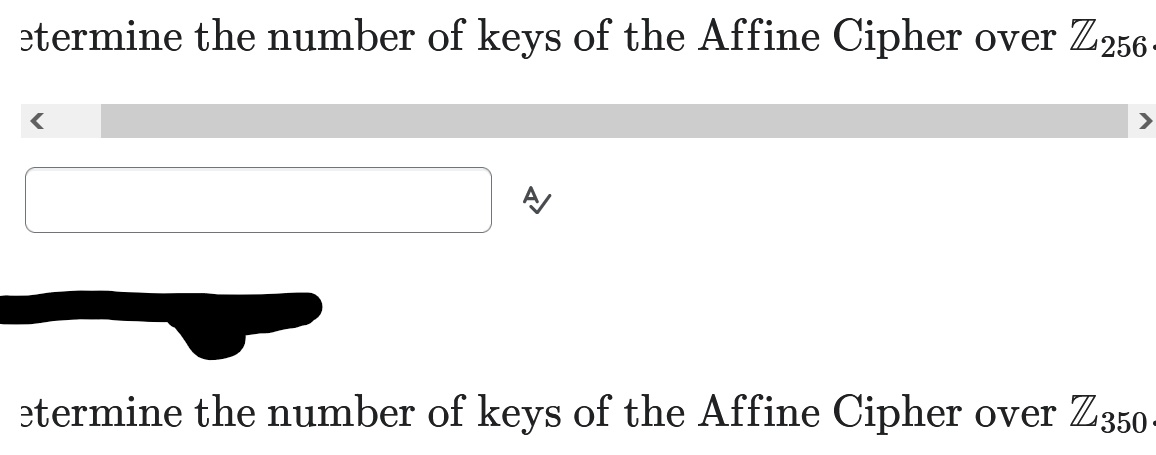 Solved atermine the number of keys of the Affine Cipher over | Chegg.com