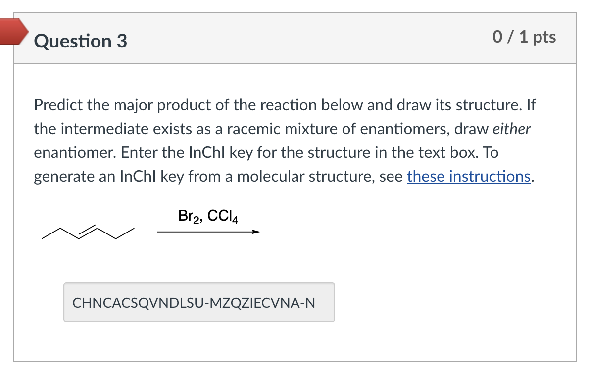 Solved Question 3Predict the major product of the reaction | Chegg.com