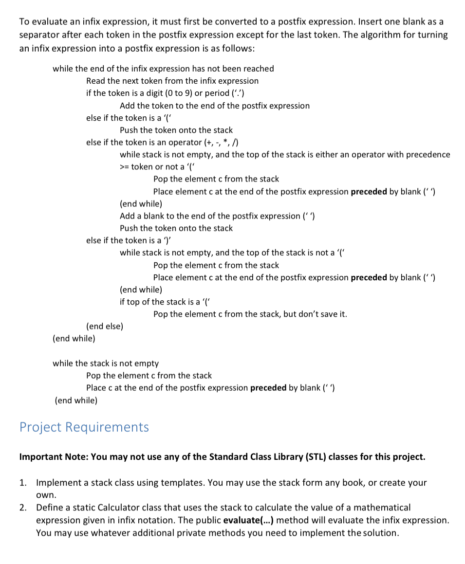 Solved Overview In this project, you will implement a | Chegg.com