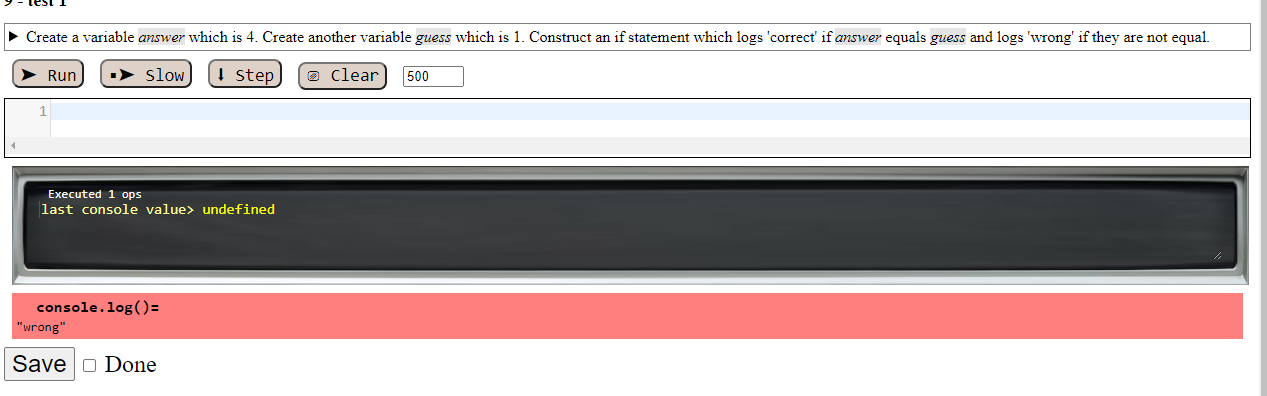 Solved Create a variable answer which is 4. Create another | Chegg.com