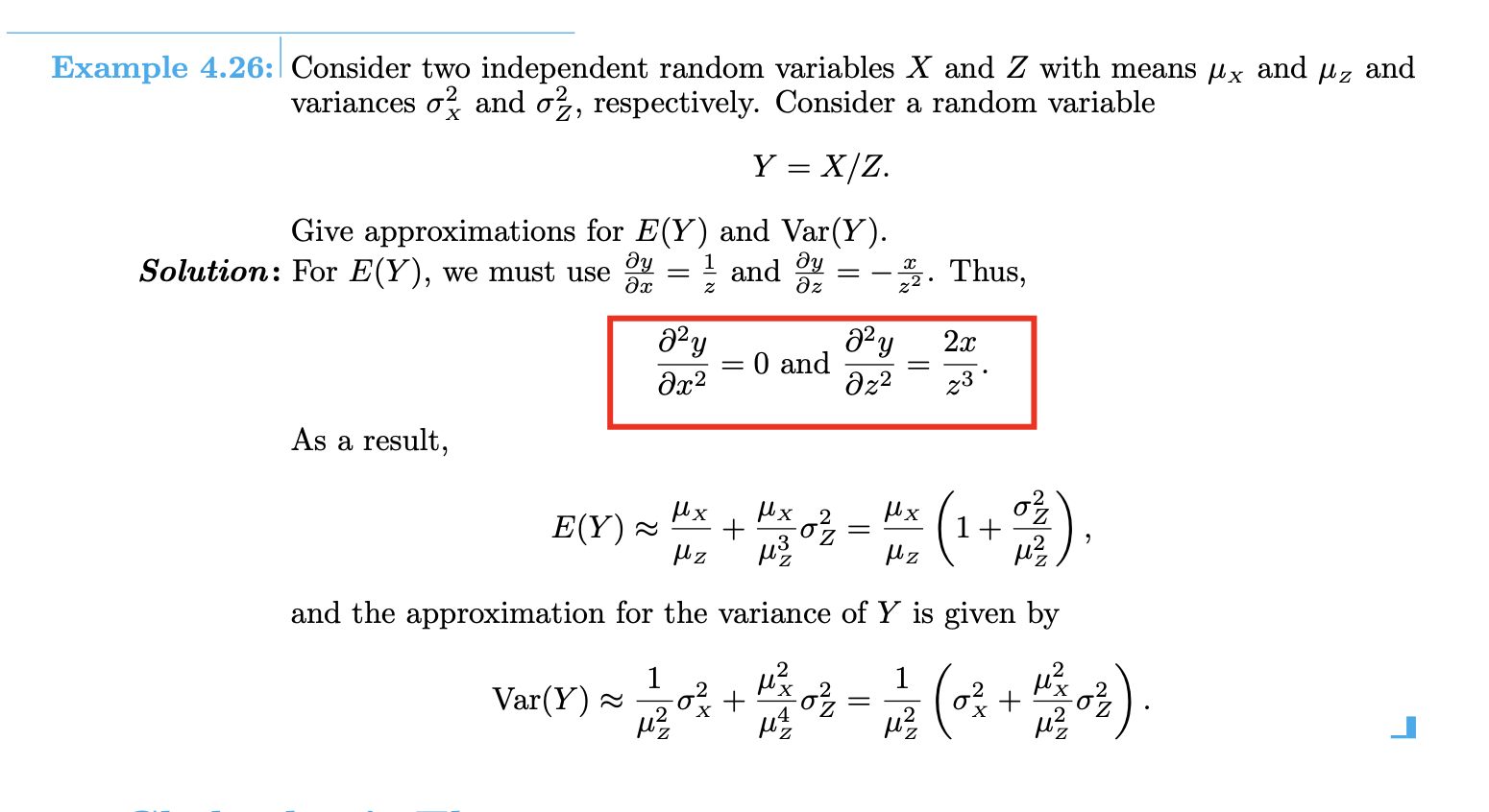 Solved Example 4.26 Consider two independent random | Chegg.com