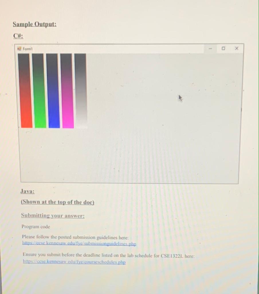 Solved CSE1322L Assignment 7 Concept Summary: 1. Graphics | Chegg.com