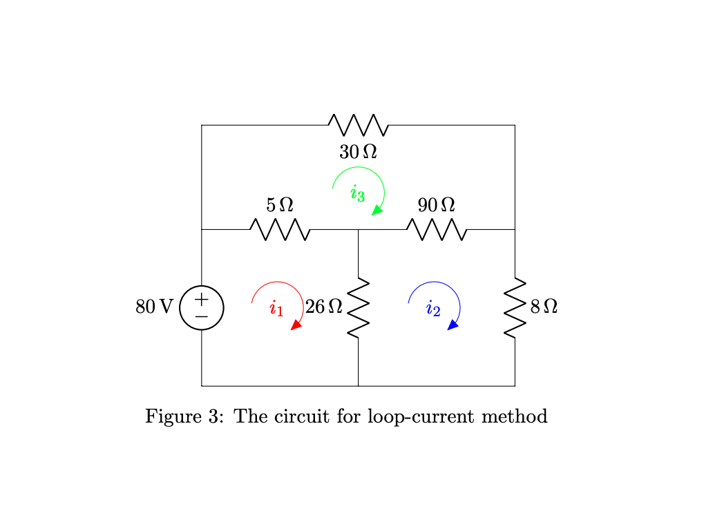 Solved For the circuit shown in the image below, use | Chegg.com