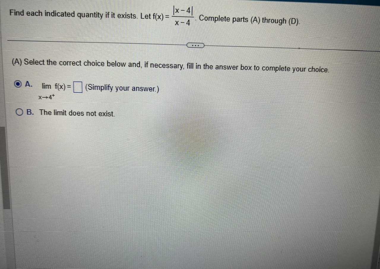 Solved Find each indicated quantity if it exists. Let | Chegg.com