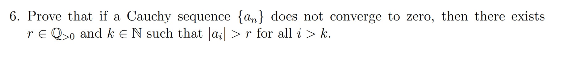 Solved Please use concepts such as the Cauchy sequence, | Chegg.com