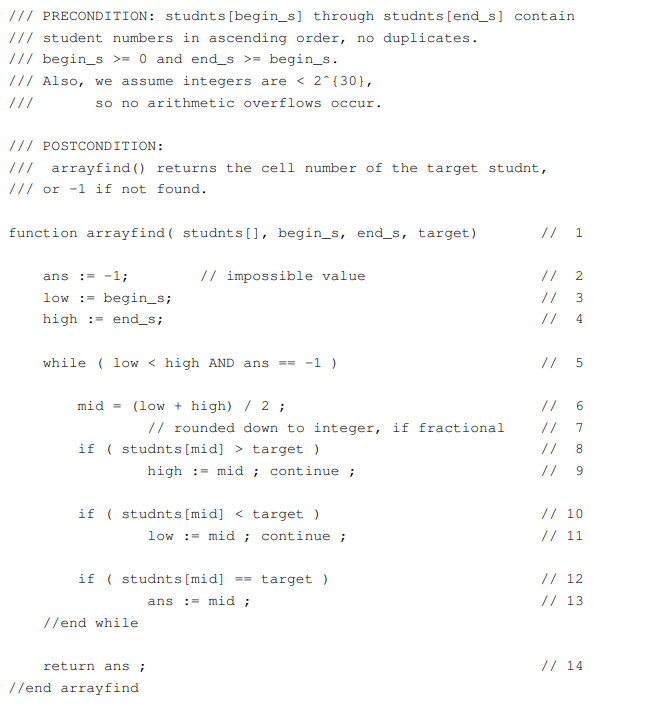 For the pseudo-code on the next page, make reasonable | Chegg.com