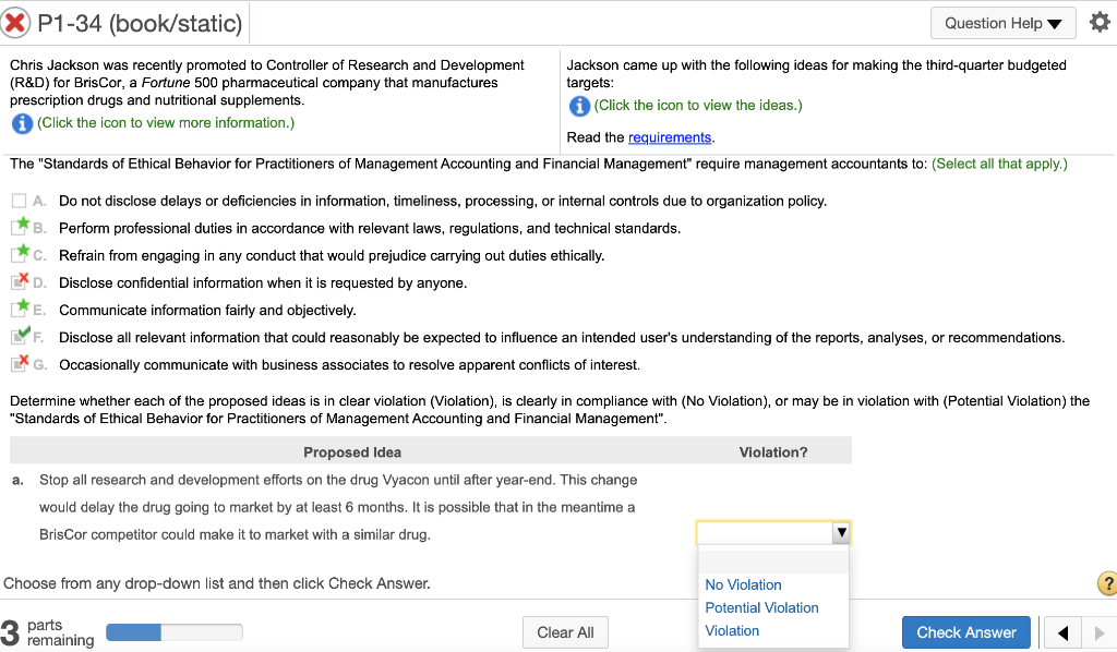 Solved P1-34 (book/static) Question Help Chris Jackson was | Chegg.com
