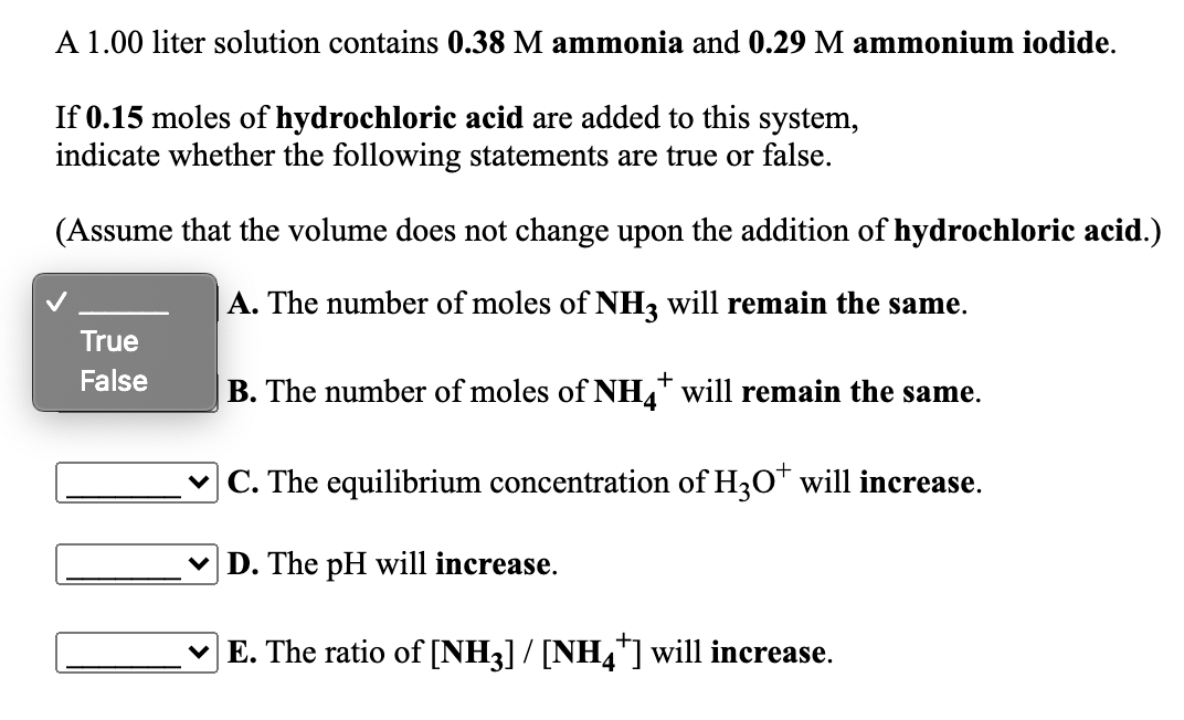 Solved A 1.00 liter solution contains 0.38 M hydrocyanic | Chegg.com