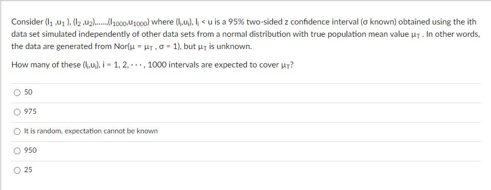 Solved data set simulated independently of other data sets | Chegg.com