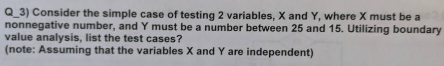 Solved Q_3) Consider the simple case of testing 2 variables, | Chegg.com