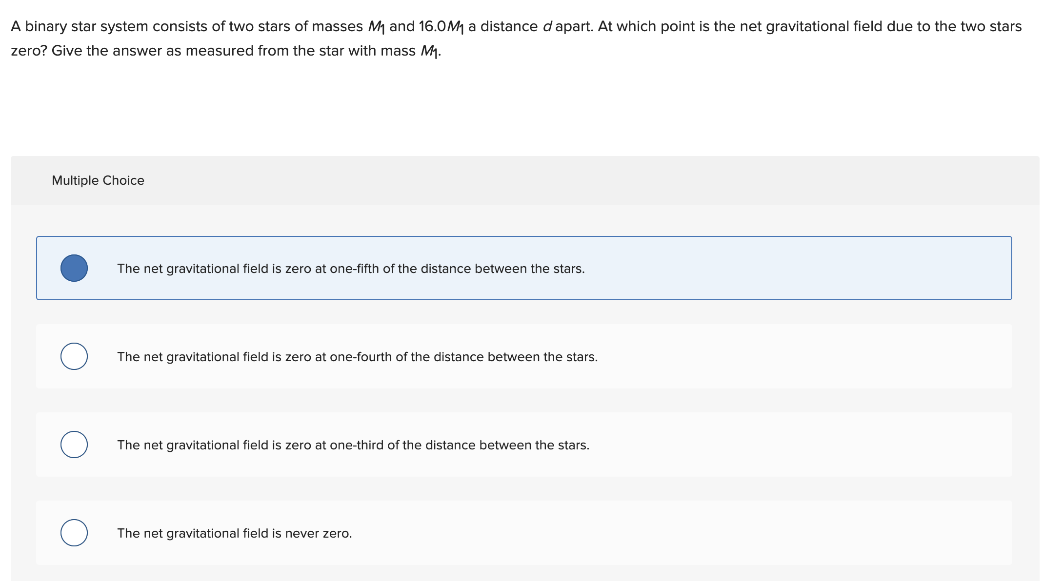 Solved A binary star system consists of two stars of masses | Chegg.com