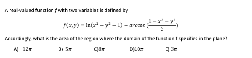 Solved A real-valued function f with two variables is | Chegg.com