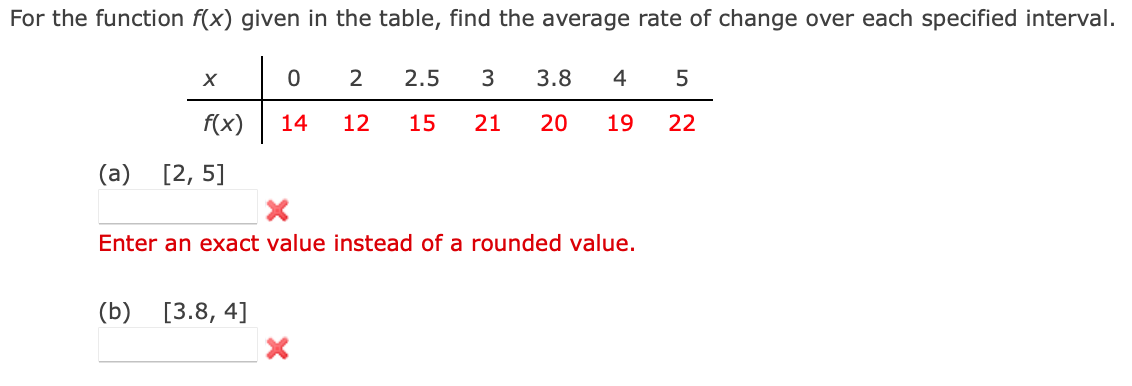 Solved (a) [2,5] Enter an exact value instead of a rounded | Chegg.com