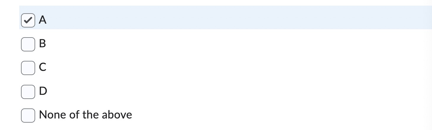 Solved None of the aboveA B C D None of the above.Under | Chegg.com