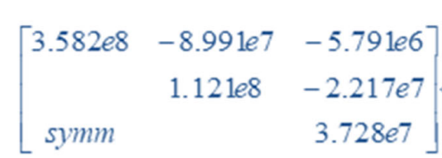 Solved Show the complete matrix by completing the symmetric | Chegg.com