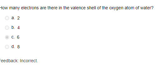 Solved How many electrons are there in the valence shell of | Chegg.com
