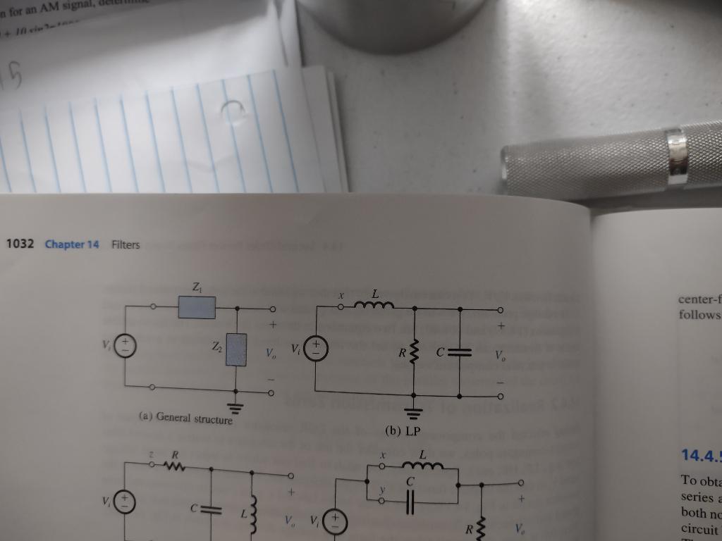 Solved D14.16 Use the circuit of Fig. 14.19(b) to realize a | Chegg.com