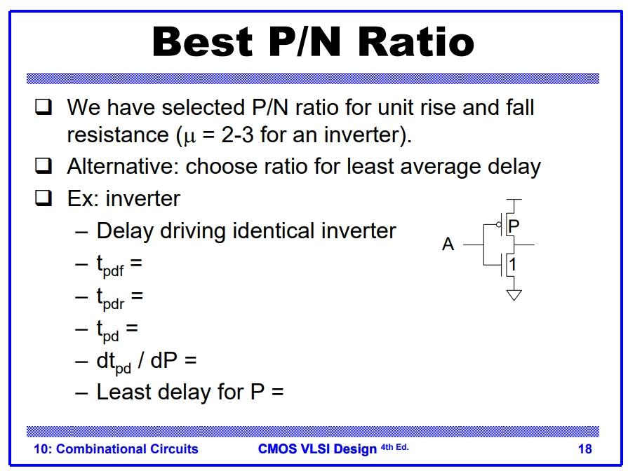 Solved Best P/N Ratio We have selected P/N ratio for unit | Chegg.com